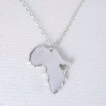 Africa Map Necklaces And Personalized Jewel Maps| AfricanDreamland