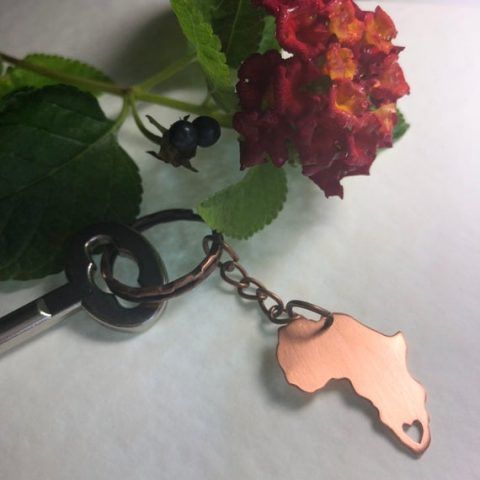 Africa Map Keychain • AfricanDreamLand 39€